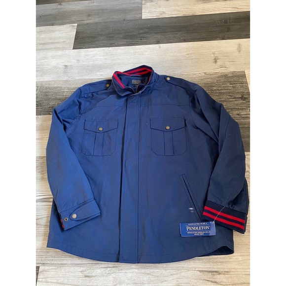 Pendleton | Jackets & Coats | Pendleton Lightweight Stripe Military ...